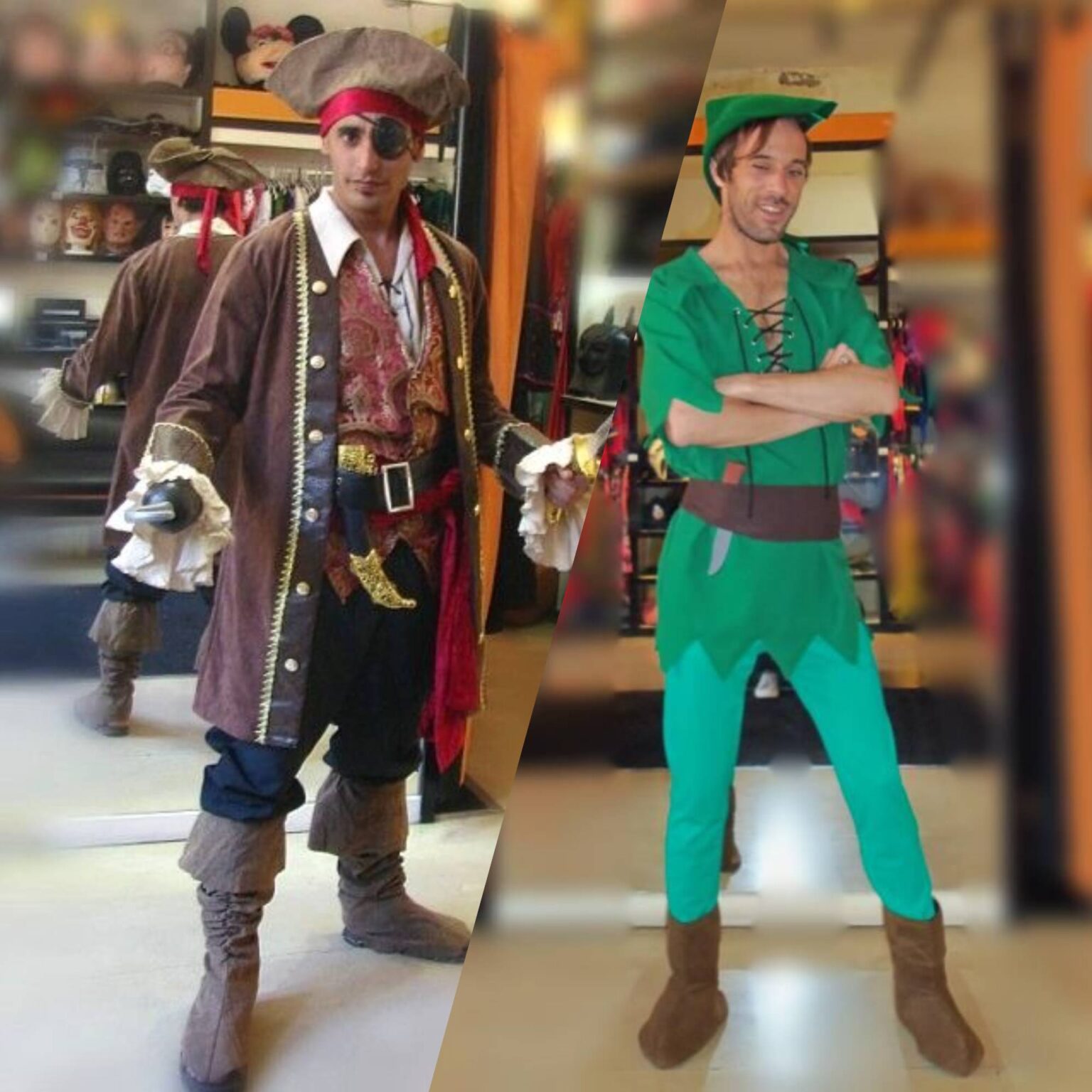 Peter Pan y Garfio – Disfraces Todo Disfraz – Alquiler de disfraces en ...